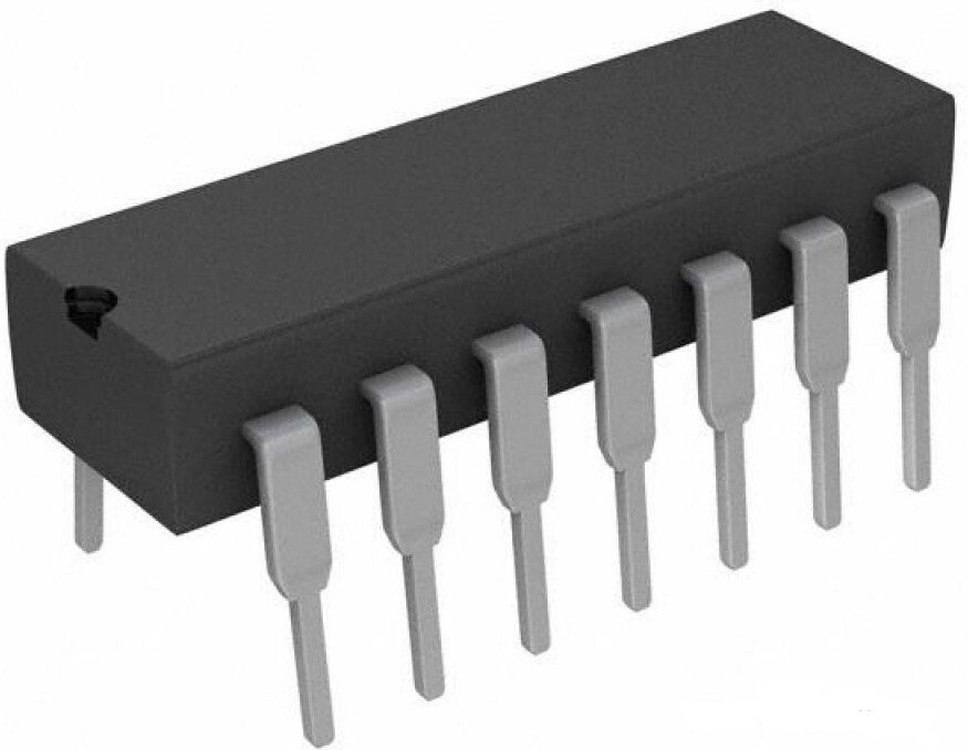 Микросхема CD4025BE, DIP-14