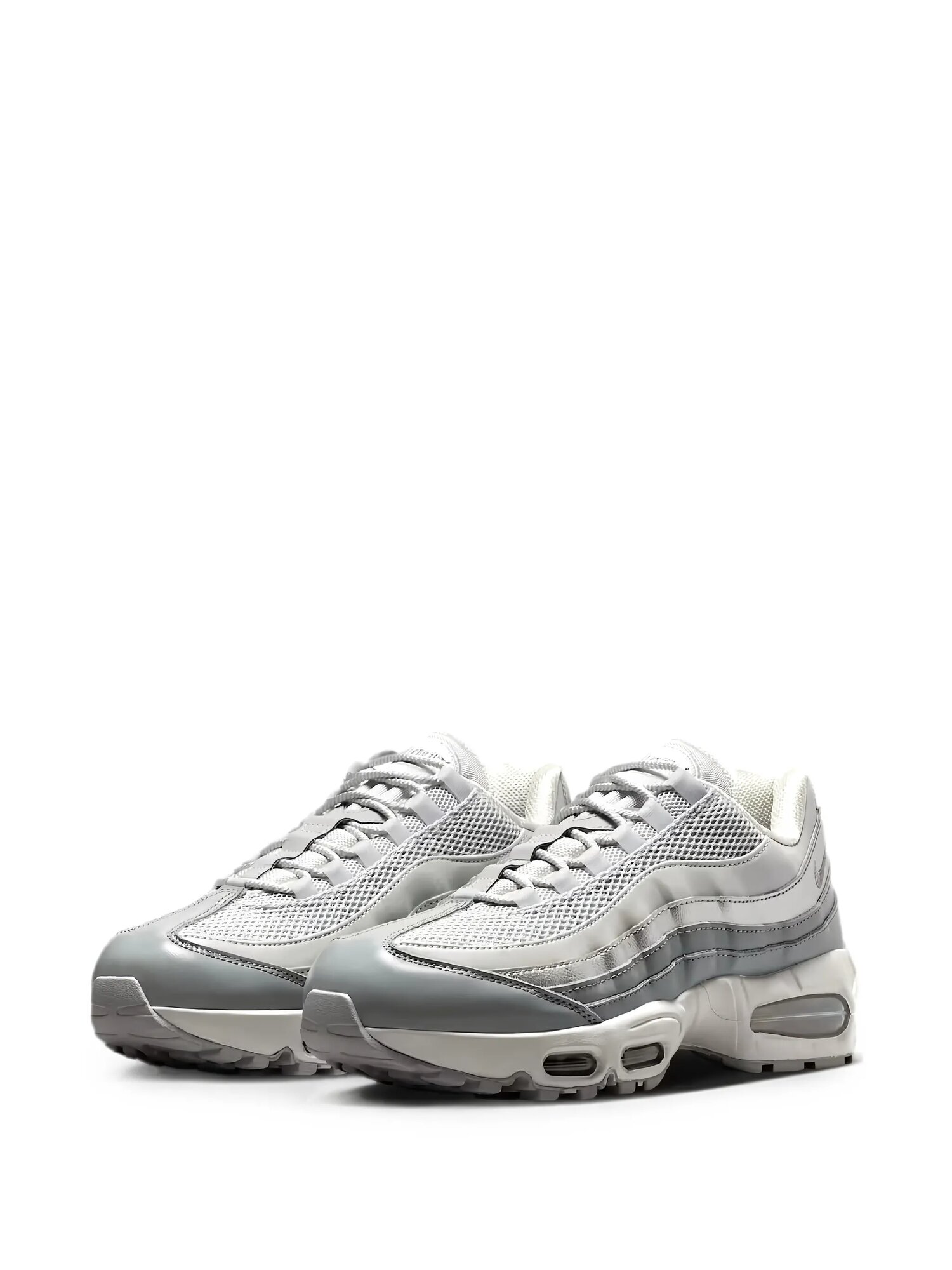 Кроссовки NIKE Air Max 95 SE Bubble sneakers, размер 7.5 US, grey — фото 1