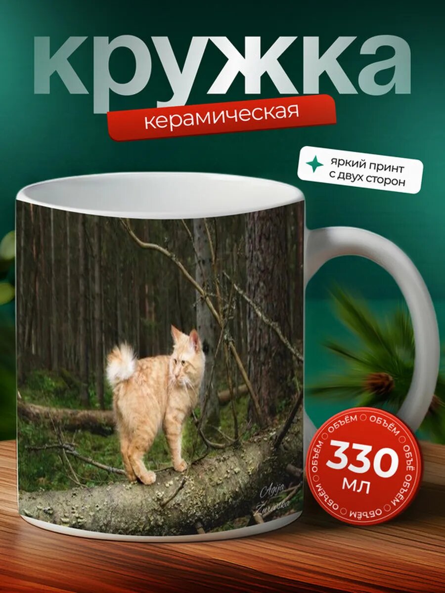 Кружка Карельский бобтейл кот 3,