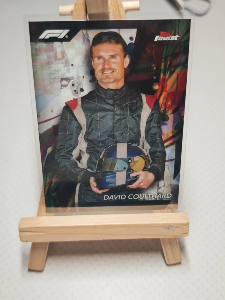 2024 Topps Finest Набор карточек для коллекционирования F1 COULTHARD 87