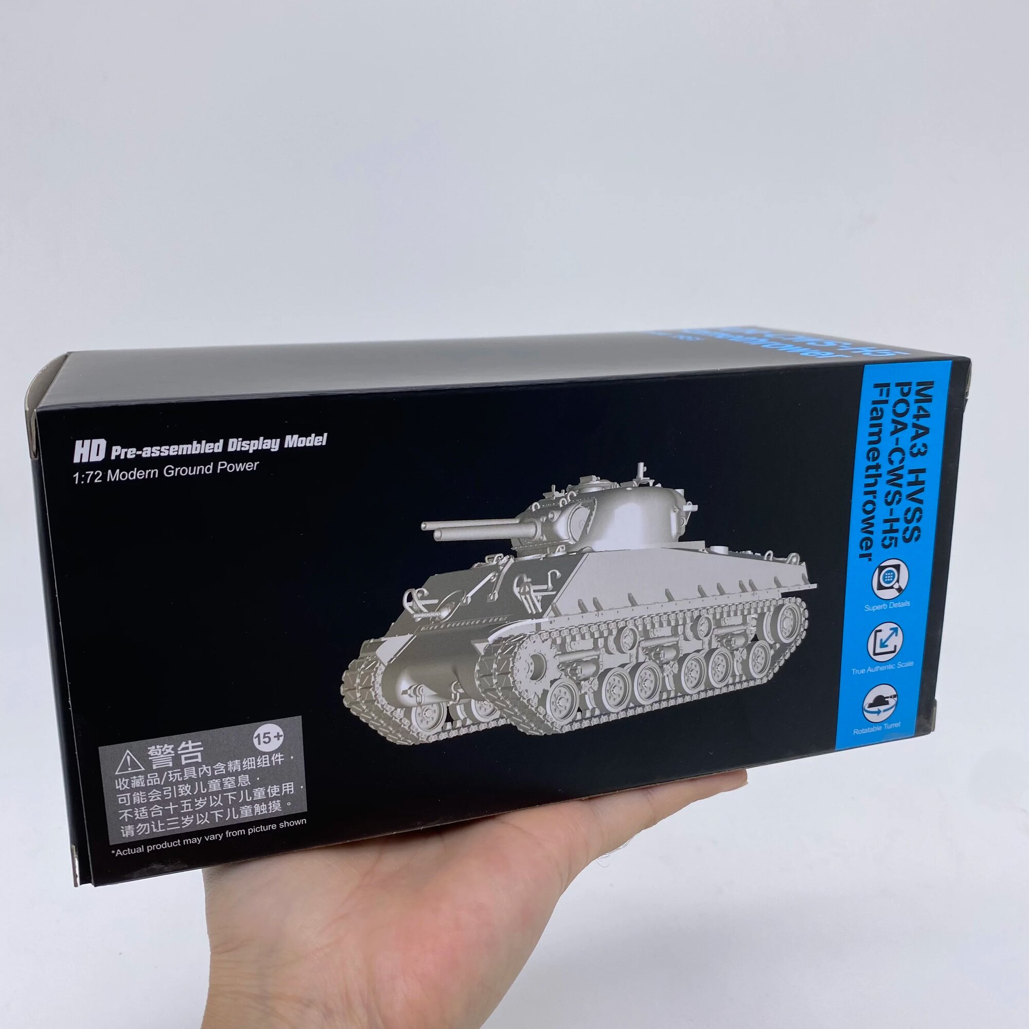 Модель танка Dragon Models 1/72 M4A3 — фото 1