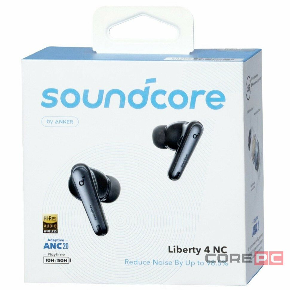 Беспроводные наушники TWS Anker Soundcore Liberty 4 NC черные