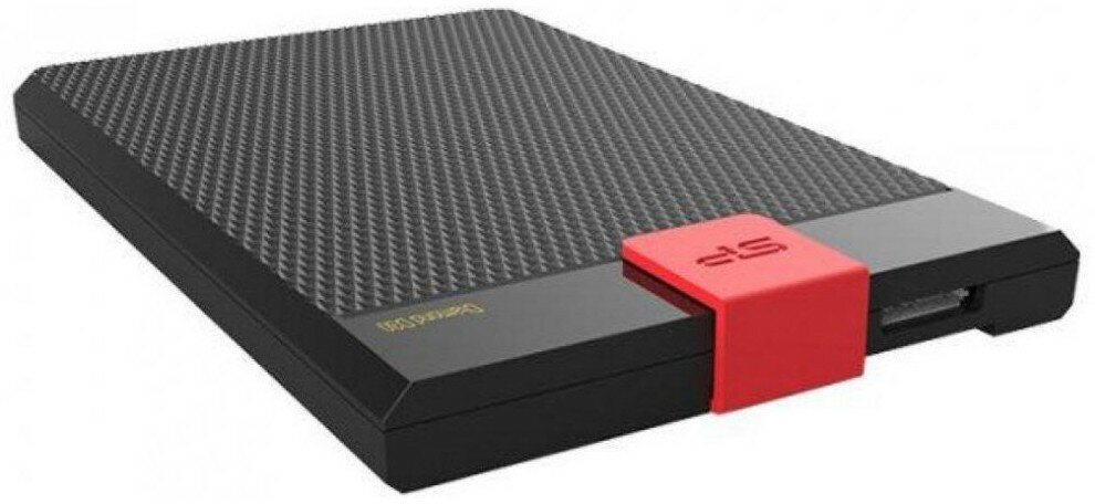 Внешний жесткий диск 2Tb Silicon Power SP020TBPHDD3SS3K D30 Diamond Slim чёрный 2.5