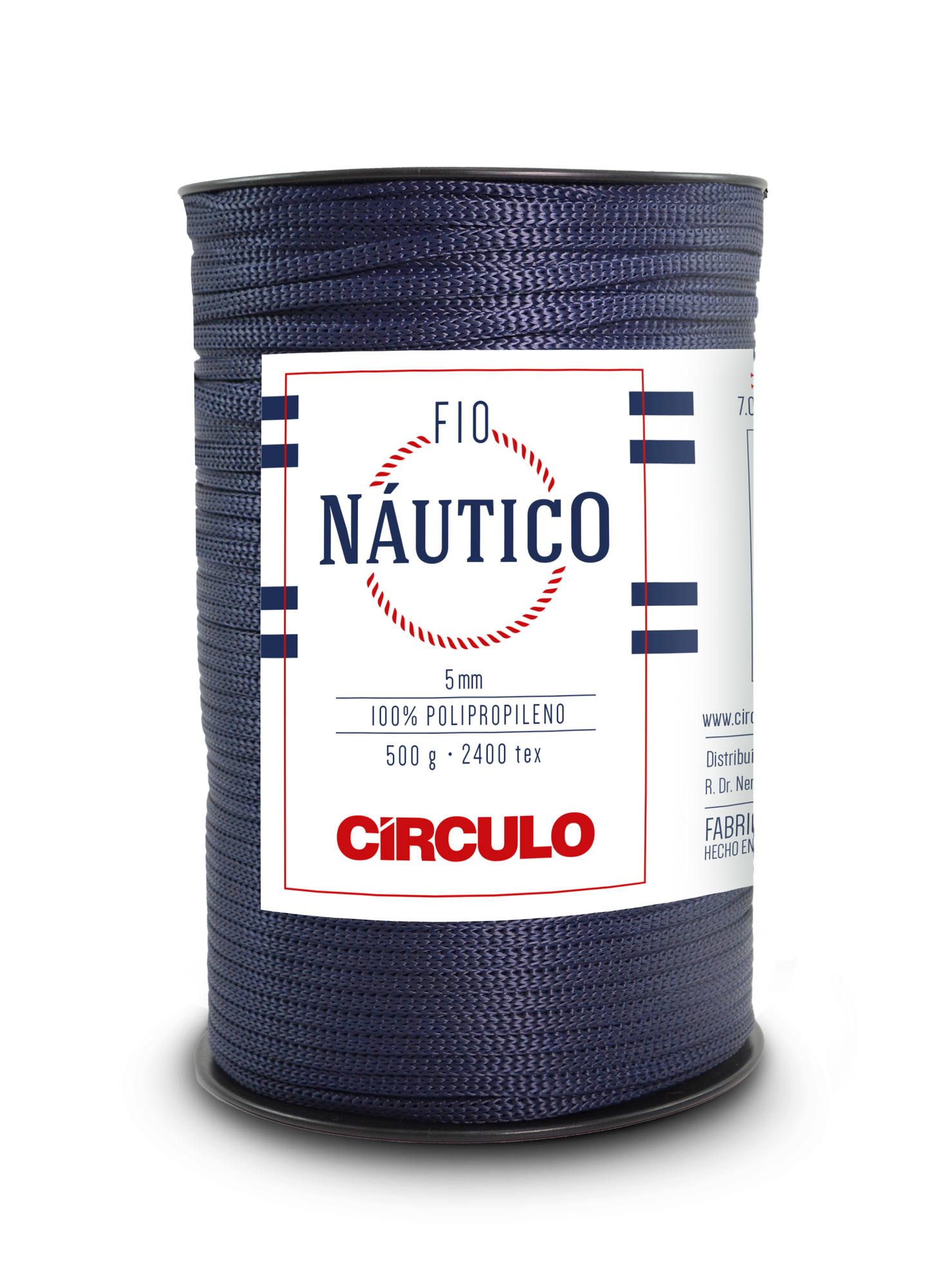 Пряжа CiRCULO FIO NAUTICO (100% полипропилен, 500гр. 208м, цвет 2856