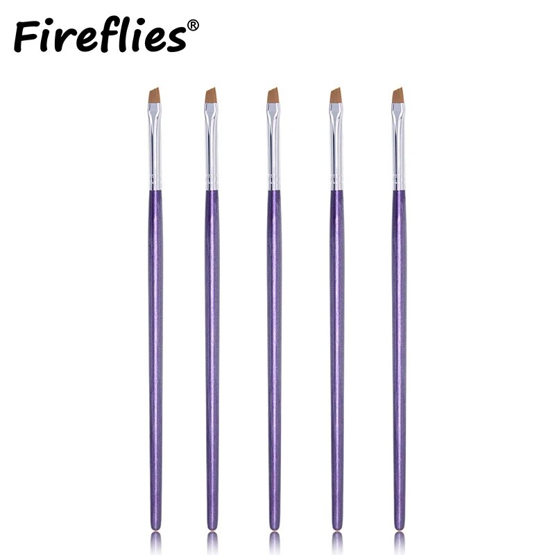 Кисти для подводки глаз из дерева 5pcs