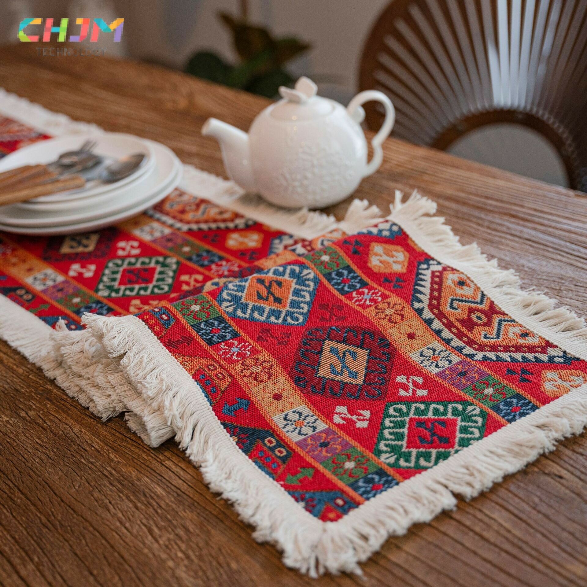 Премиумдорожка для кухни, прямоугольная, 30х200 см, из ткани Varman.pro