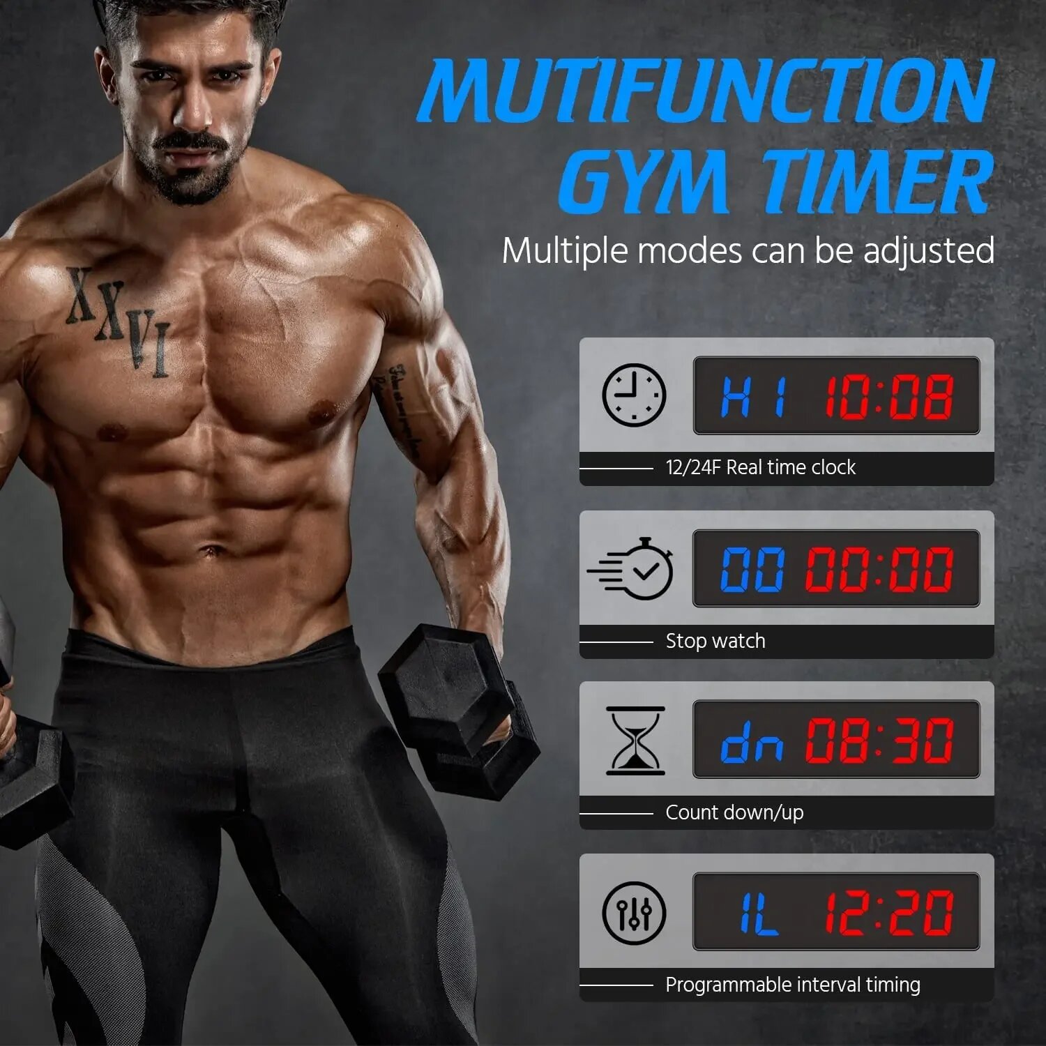 Таймер для тренировок Gym Timer — фото 1