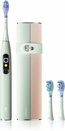 Электрическая зубная щетка Oclean X Ultra 20 Set, зеленый, с дорожным чехлом