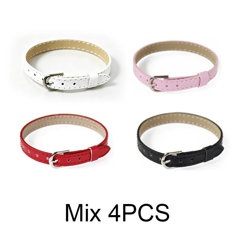 Суперминиатюрные поясные ремни из ПУ для кукол 20 см macroupta Mix 4pc