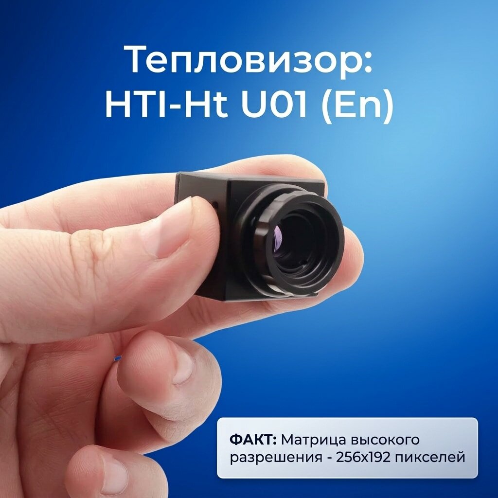 Модуль тепловизионный HTI-Ht U01 256x192 для дронов и БПЛА