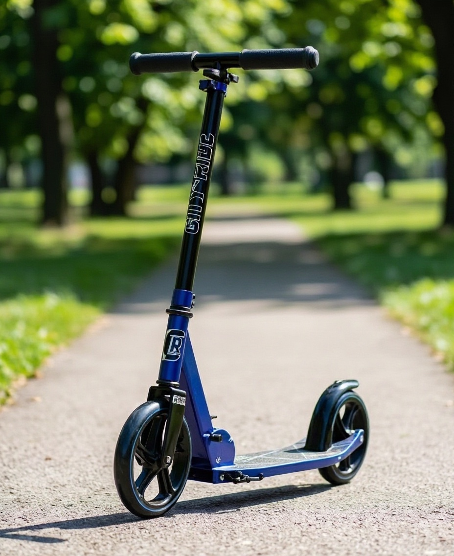 Двухколесный самокат City-Ride, CR-S2-01BL, синий, колеса 200 мм