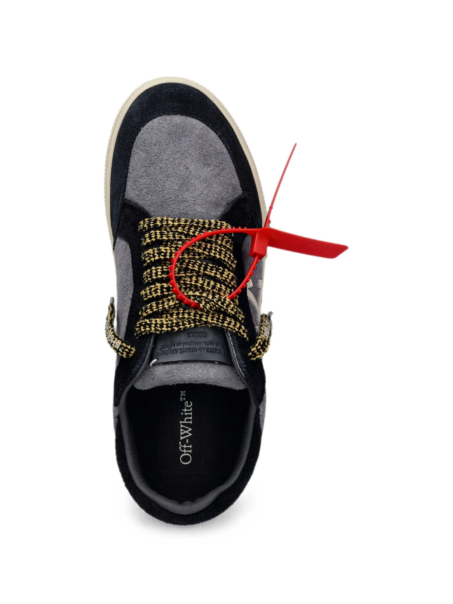 Кроссовки Off-White Arrows-patch panelled sneakers, размер 41, серый — фото 1