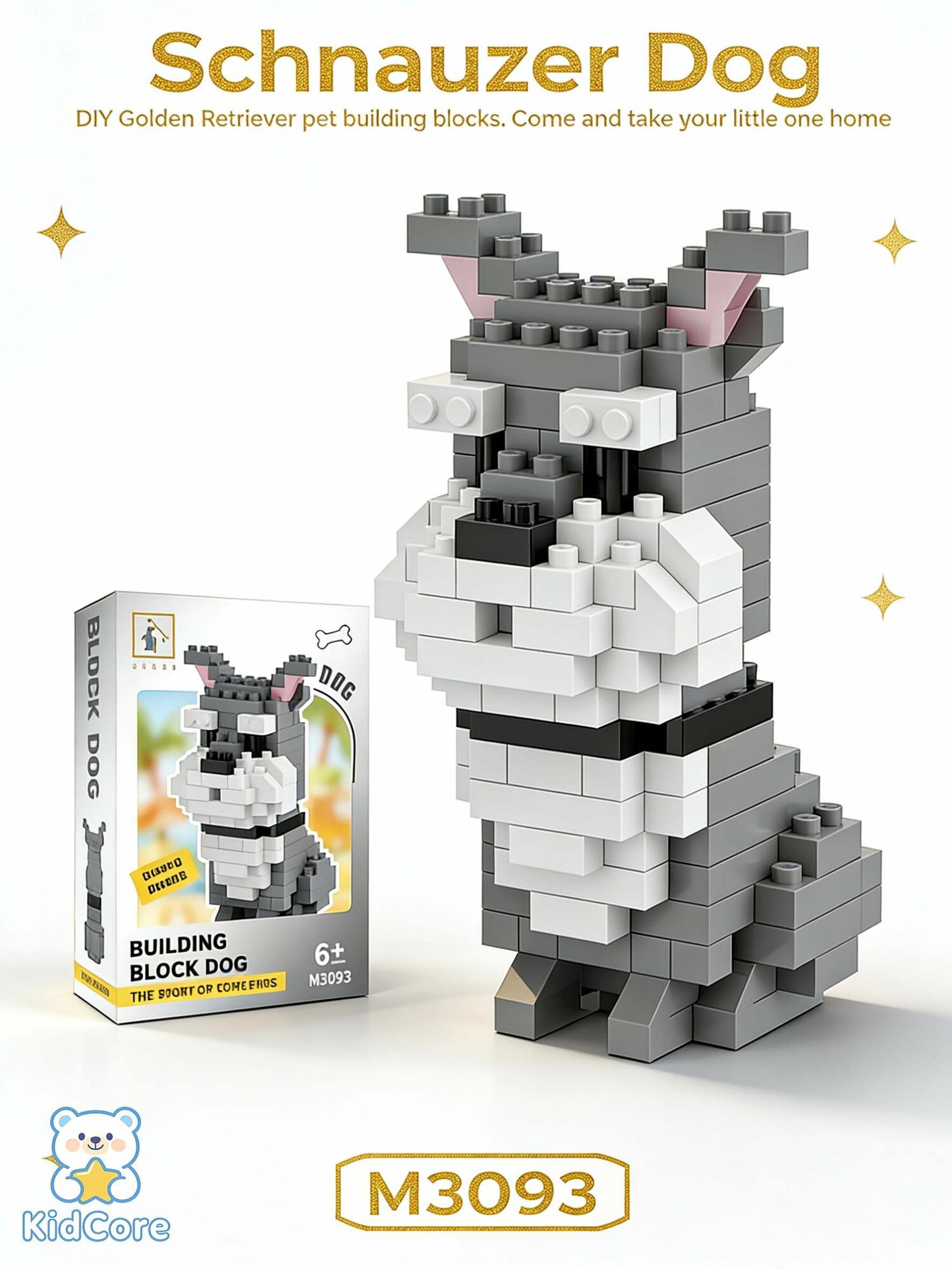 Игрушки для животных Xuerena Mini Building Blocks, 161 строительный блок