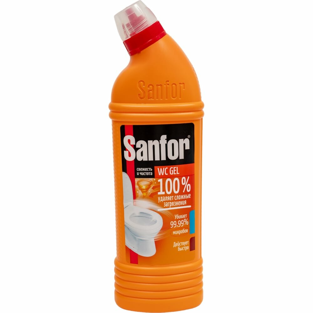 Чистящее средство для унитаза SANFOR WC gel super power 750 г 9611