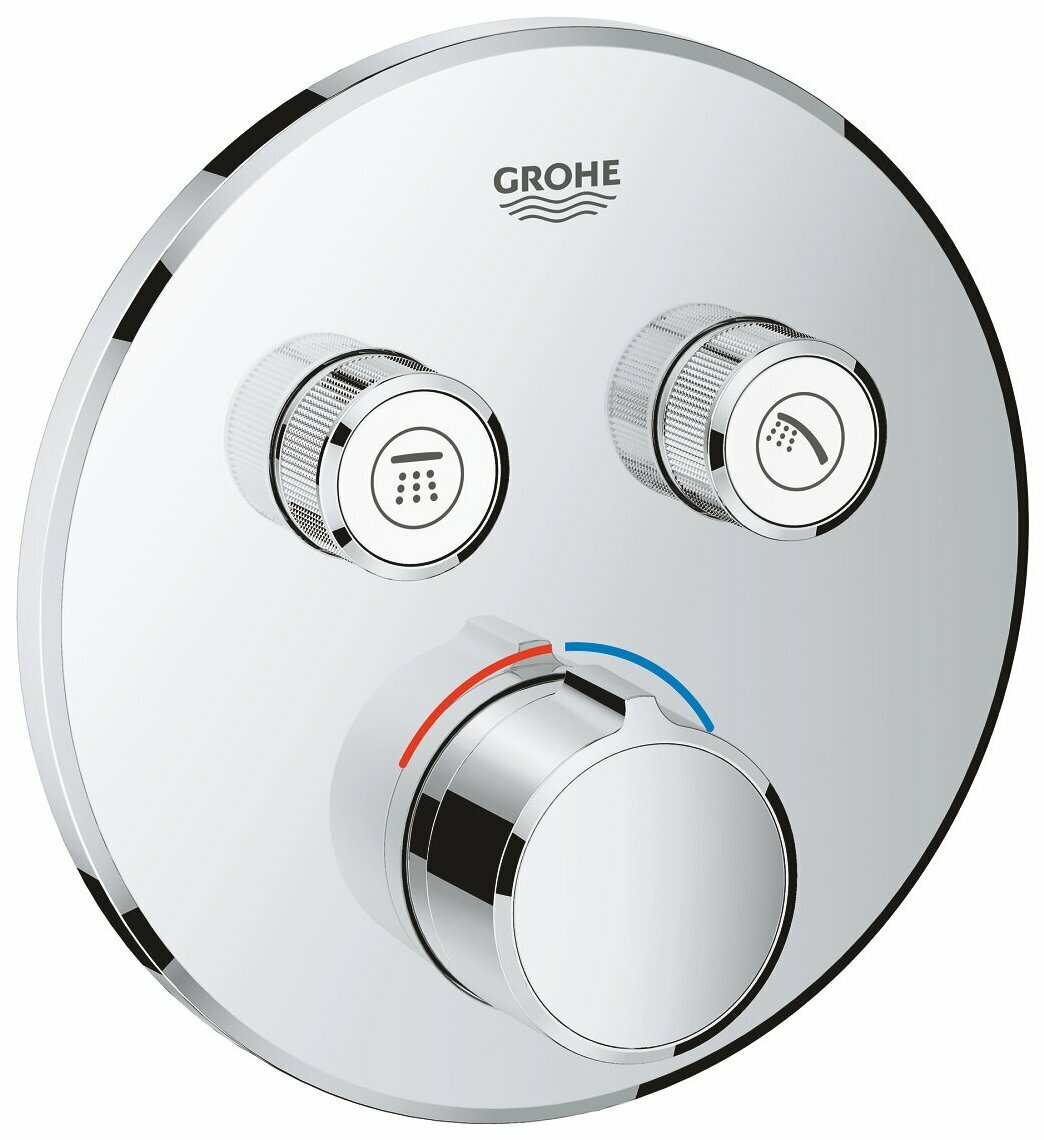 Смеситель для ванны/душа GROHE Grohtherm SmartControl 29145000 хром