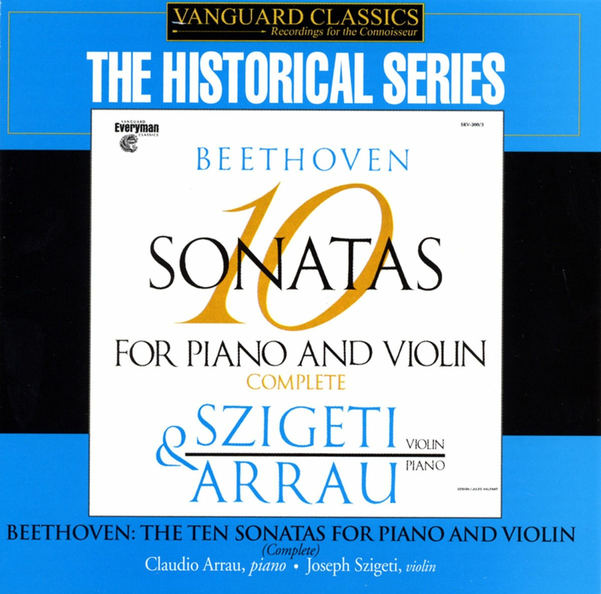 CD Диск Claudio Arrau, Joseph Szigeti - Beethoven: 10 Sonatas For Piano & Violin (4CD) 2007, Jewel