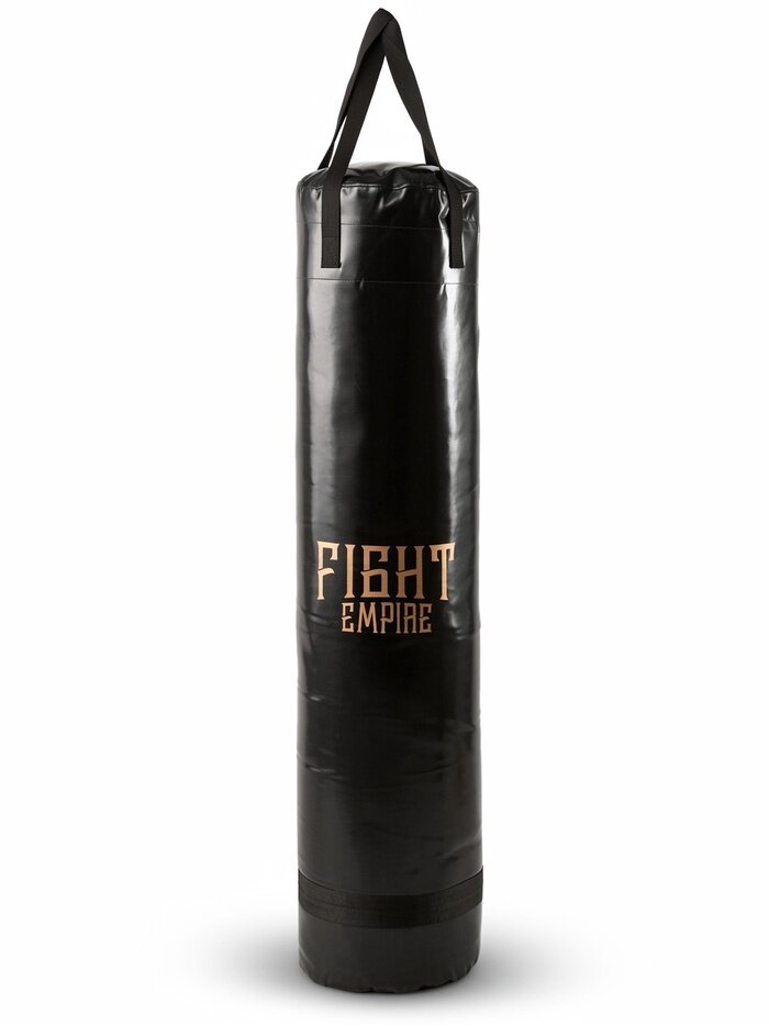 Боксёрский мешок подвесной FIGHT EMPIRE, вес 53 кг, 150 см, d=35 см, тент, чёрный