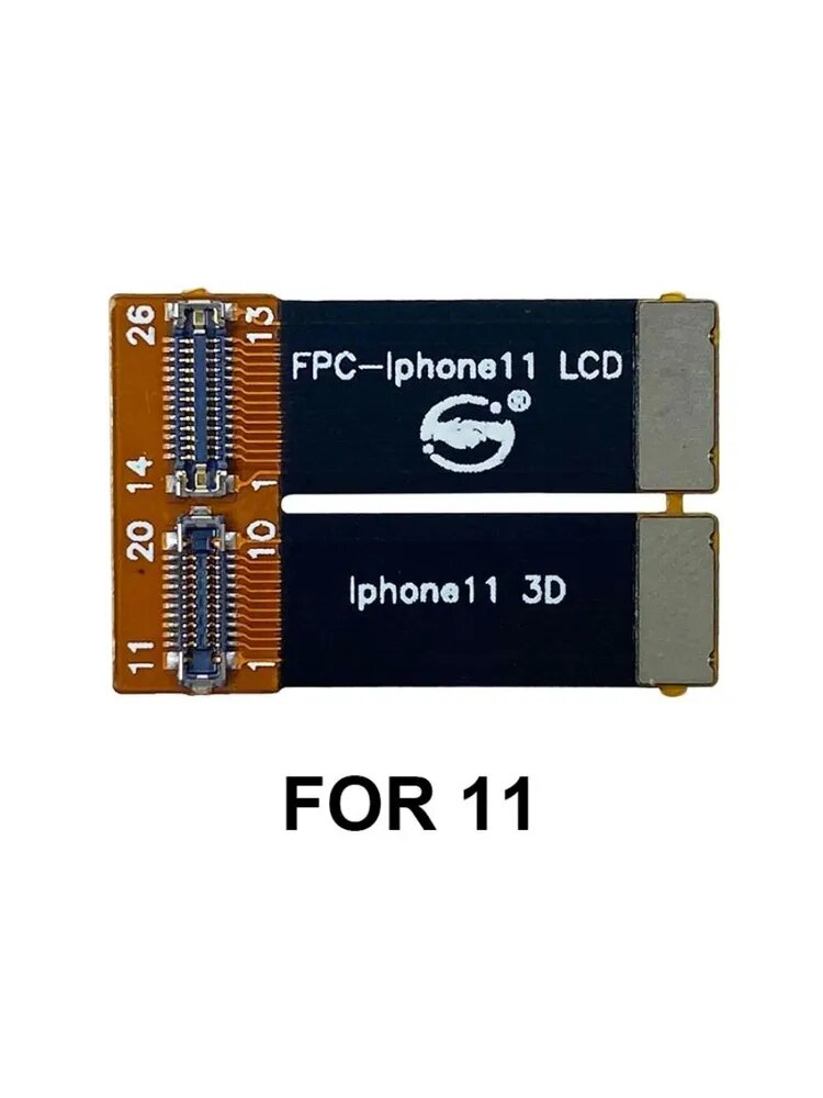 ЖК-дисплей испытательный кабель Flex для iPhone 6 6S 7 8 Plus X XS XSM XR 11 12 Pro Max Mini 3D Сенсорный экран Extension Tester Flex