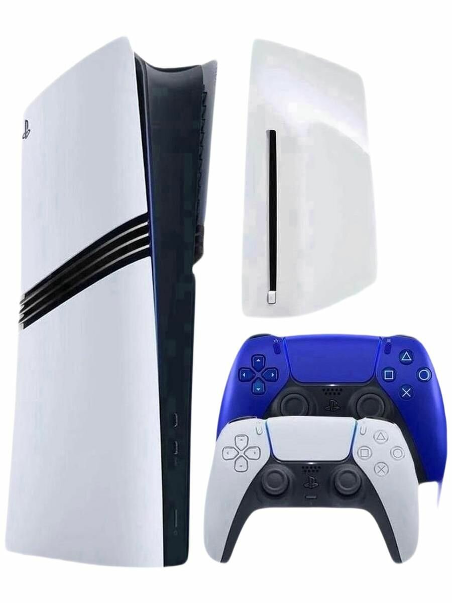 Sony PlayStation 5 Pro Digital Edition 2ТБ + Дисковод + Второй кобальт синий геймпад