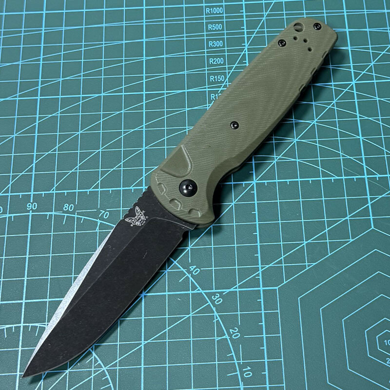 Benchmade4300BK Высококачественный складной нож с рукоятью G10, маленький походной нож высокой твердости для отдыха на природе