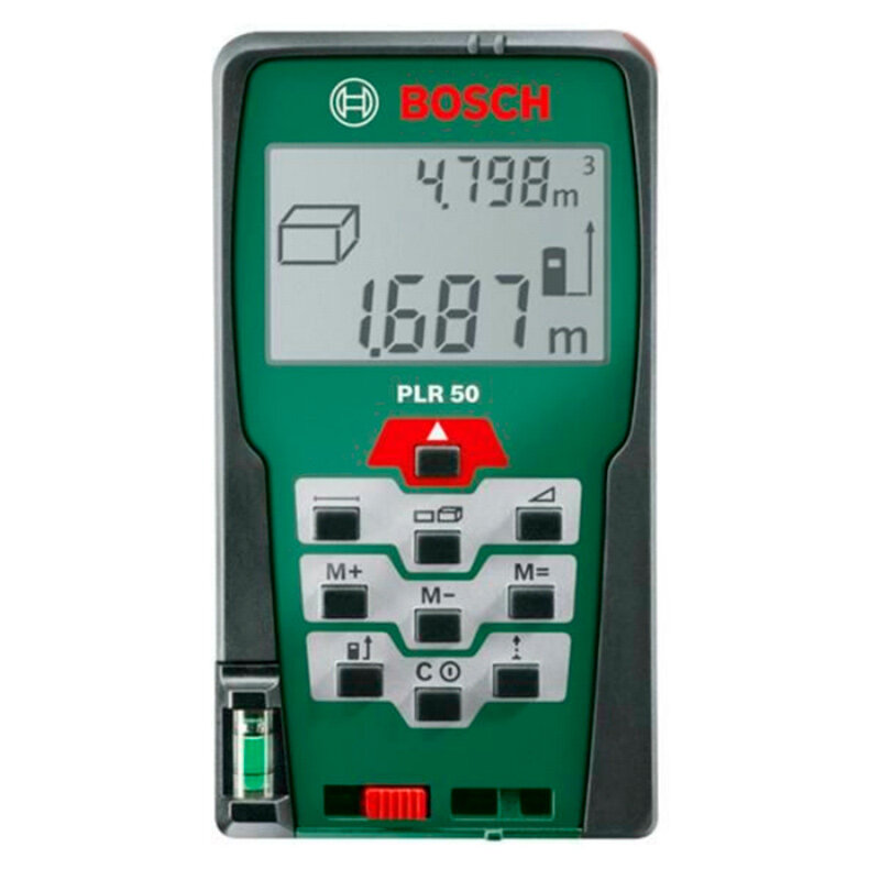 Дальномер лазерный Bosch PRL 50, бытовой уровень, для квартиры, дачи, ремонта