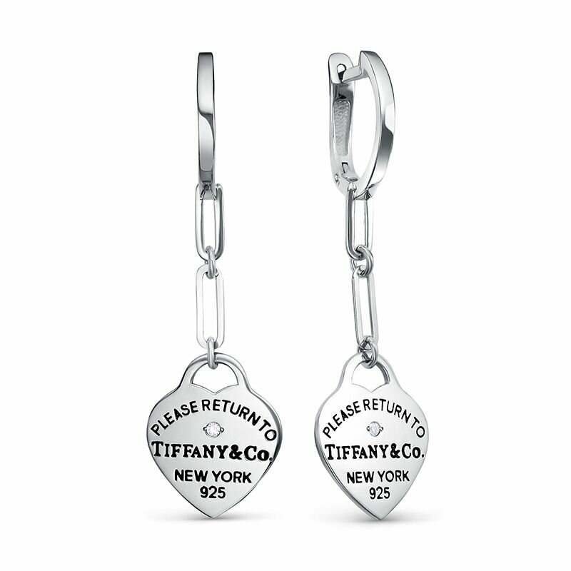 Серьги ОРИЕНТАЛЬ, серебро, 925 проба, родирование, фианит, эмаль