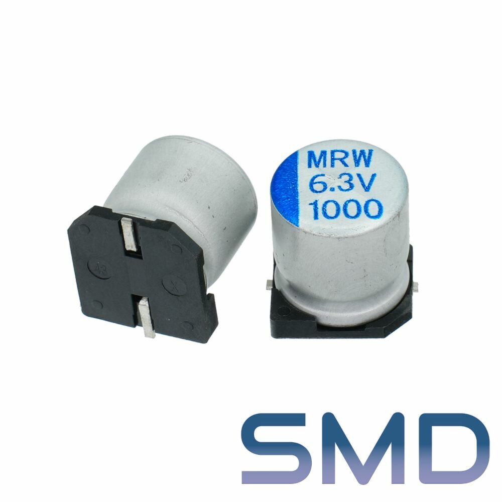 1000мкФ 6,3В / SMD / 10x10,5 / 105 С / конденсатор электролитический (3шт)