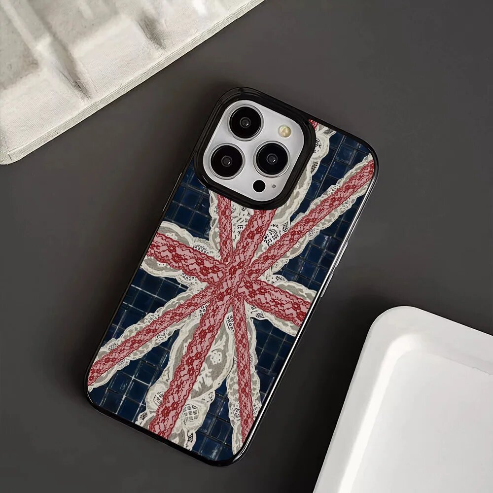 Чехол для телефона с американским флагом для iPhone Айфон 11 Про Макс, Black-FFD030407