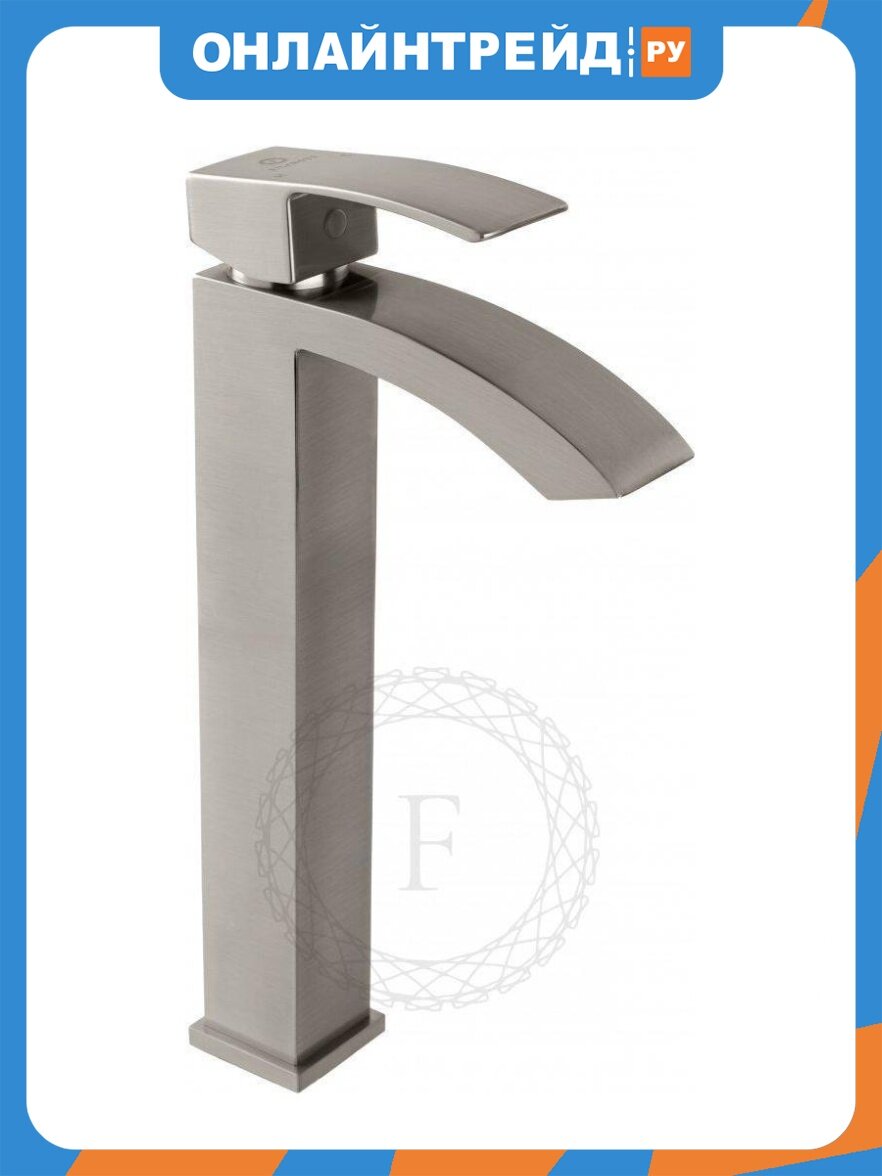 Смеситель для раковины Filarete высокий Waterfall FL6010NK, никель
