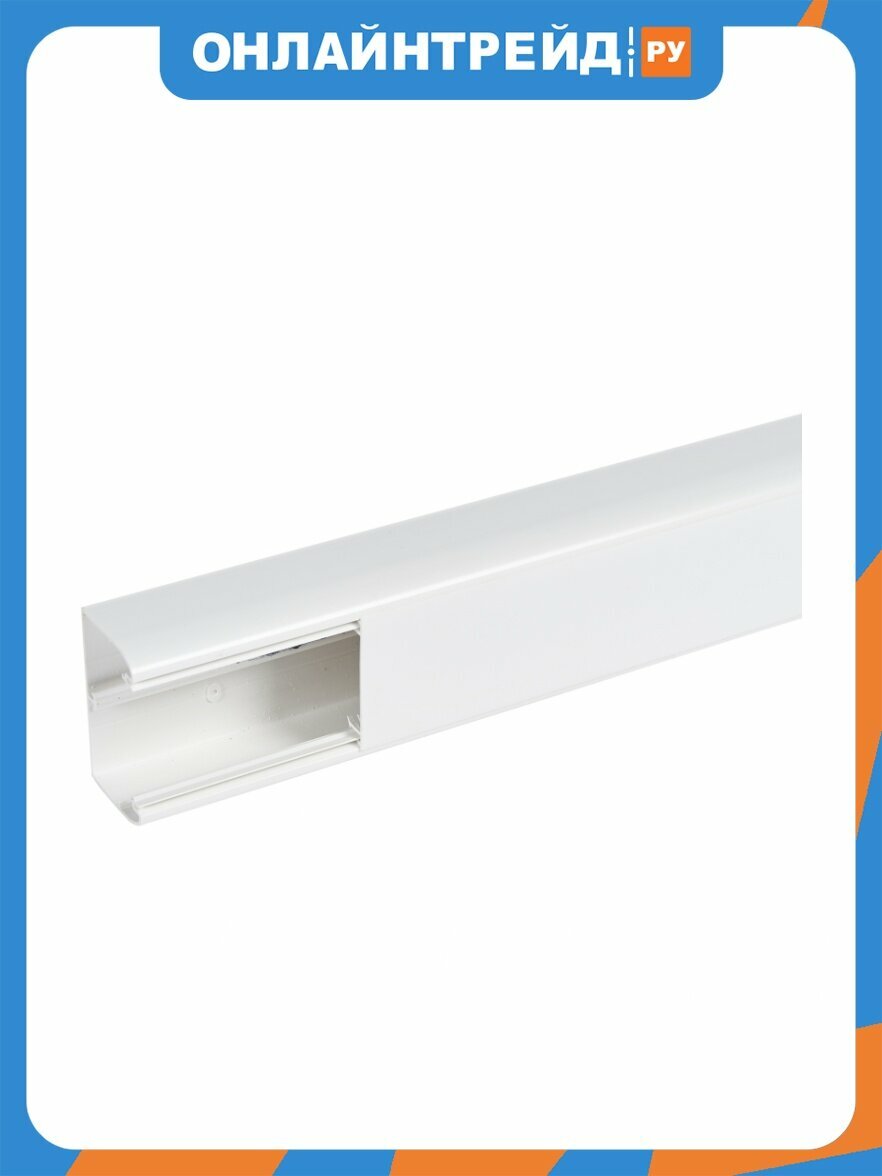 Кабель-канал Legrand DLP 80x50, 1 секция, 1 крышка 65 мм, длина 2 м, белый (010419)