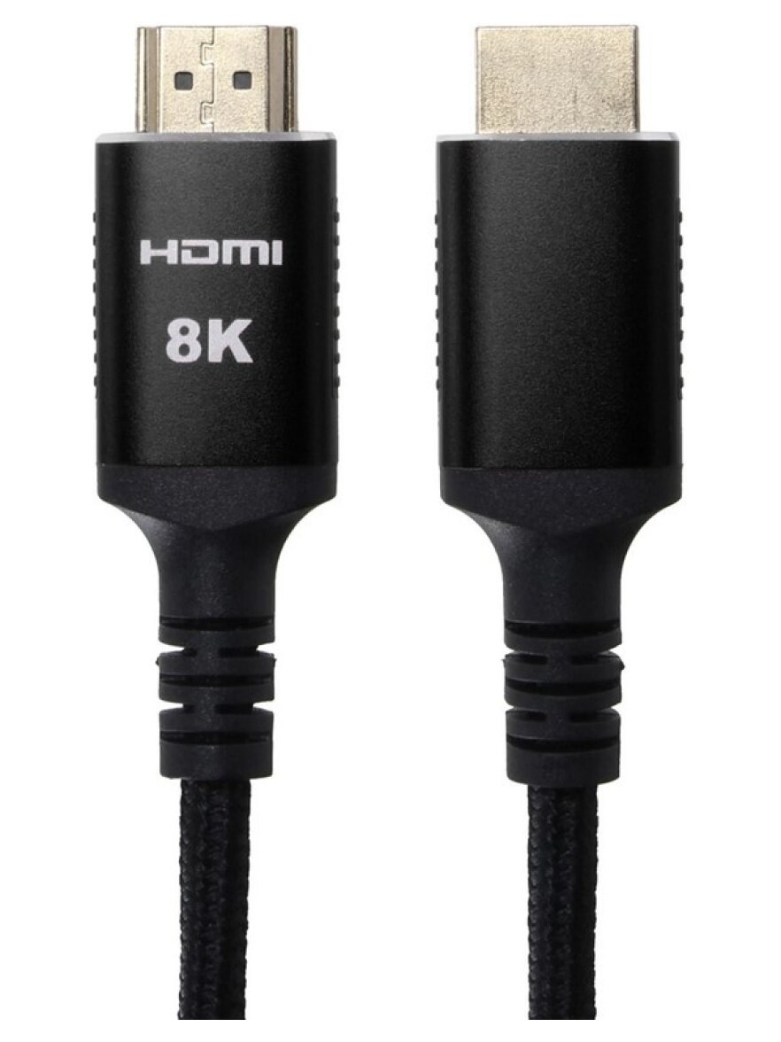 Кабель HDMI Iopen 19M/M, ver. 2.1 8KX60Hz (Econom) оплетка 7.5m (ACG859B-7.5)