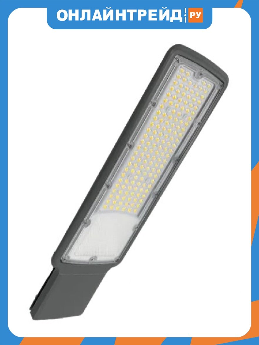 Консольный светильник Foton Lighting Foton FL-LED Street 100W Grey 6500K 460*145*27мм 10000Лм 110-240В