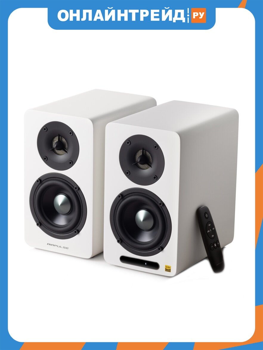 Полочная акустическая система Edifier Airpulse A60, белый, пара