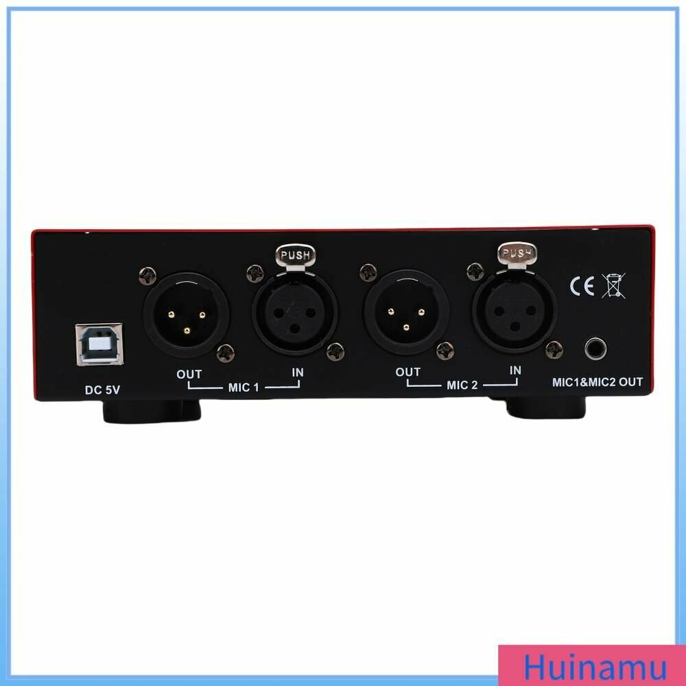 48V Phantom Power for 2 Microphone, устойчивый, с высоким качеством записи, для профессионального звукозаписи