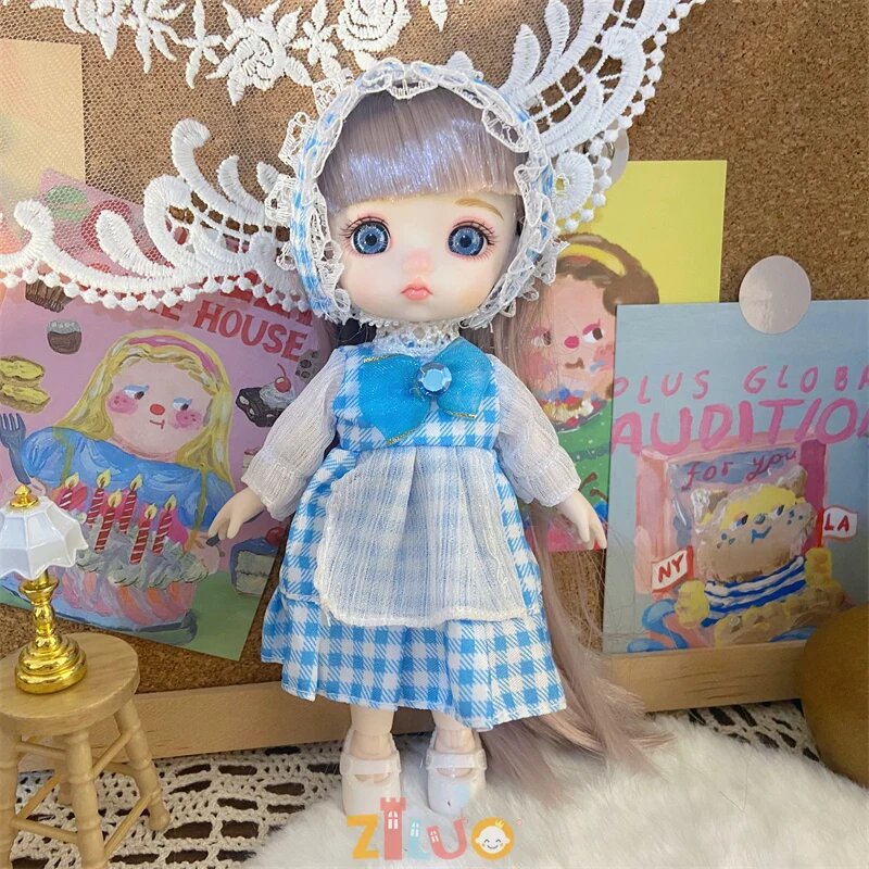 Шарнирная кукла ziluo 16 см 16cm bjd doll