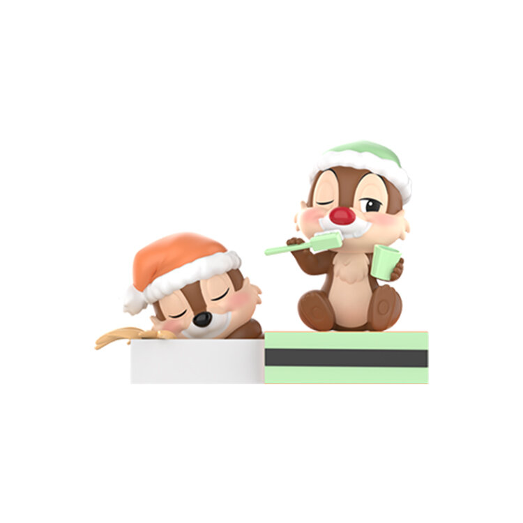 Коллекционные фигурки унисекс POP MART Disney Chip 'N Dale Playful Brother, Confirmed-Tea Cup Hiding Kitten (Open)