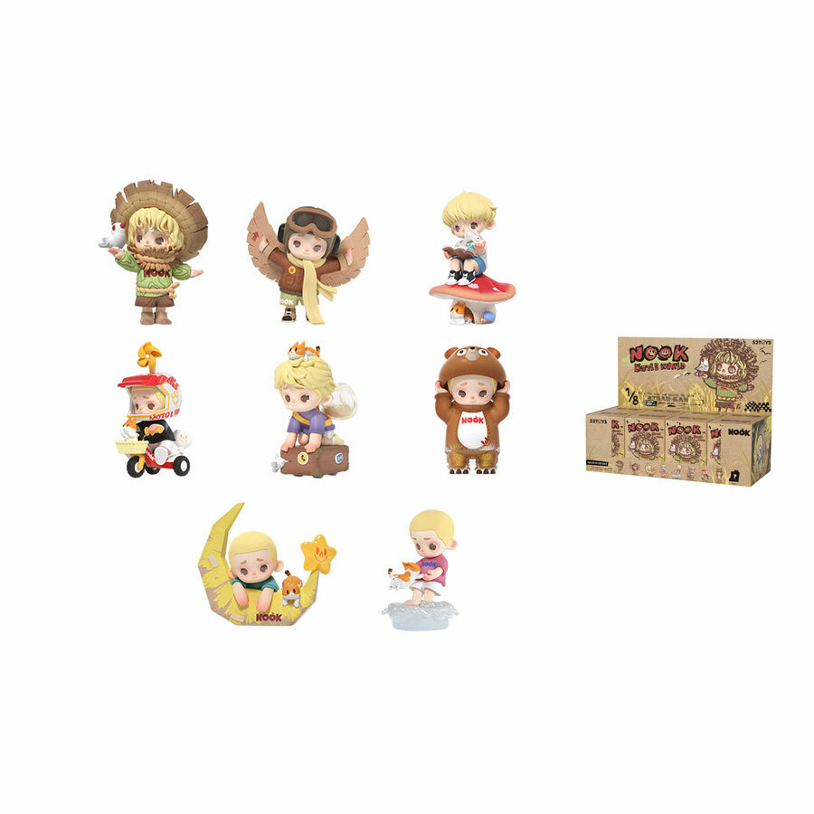 Коллекционные фигурки-сюрприз унисекс 52TOYS Nook's Small Worlds, Full Box 8 Pcs
