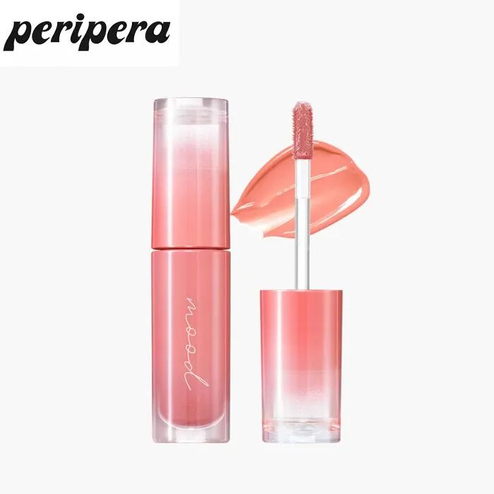 PERIPERA Тинт для губ Ink Mood Glowy Tint ( 01 Best Beige Menu ) помада для губ, Уход за губами, Корейская косметика