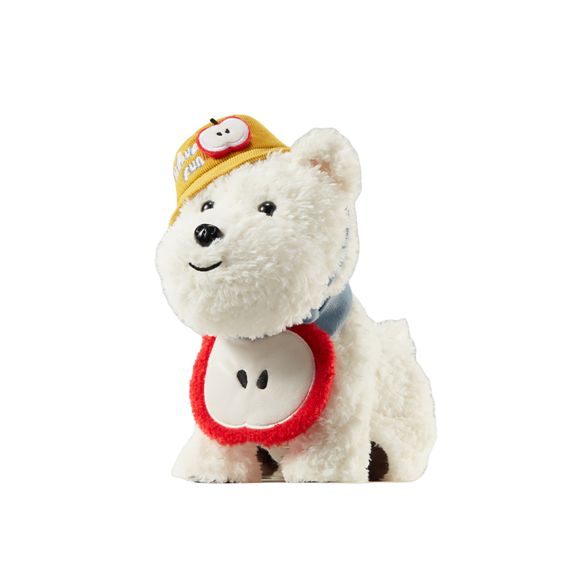 Электронная игрушка-собачка унисекс Babycare "Scraggly Puppy West Highland", West Highland+Small Apple Dog Set, 24CM EU
