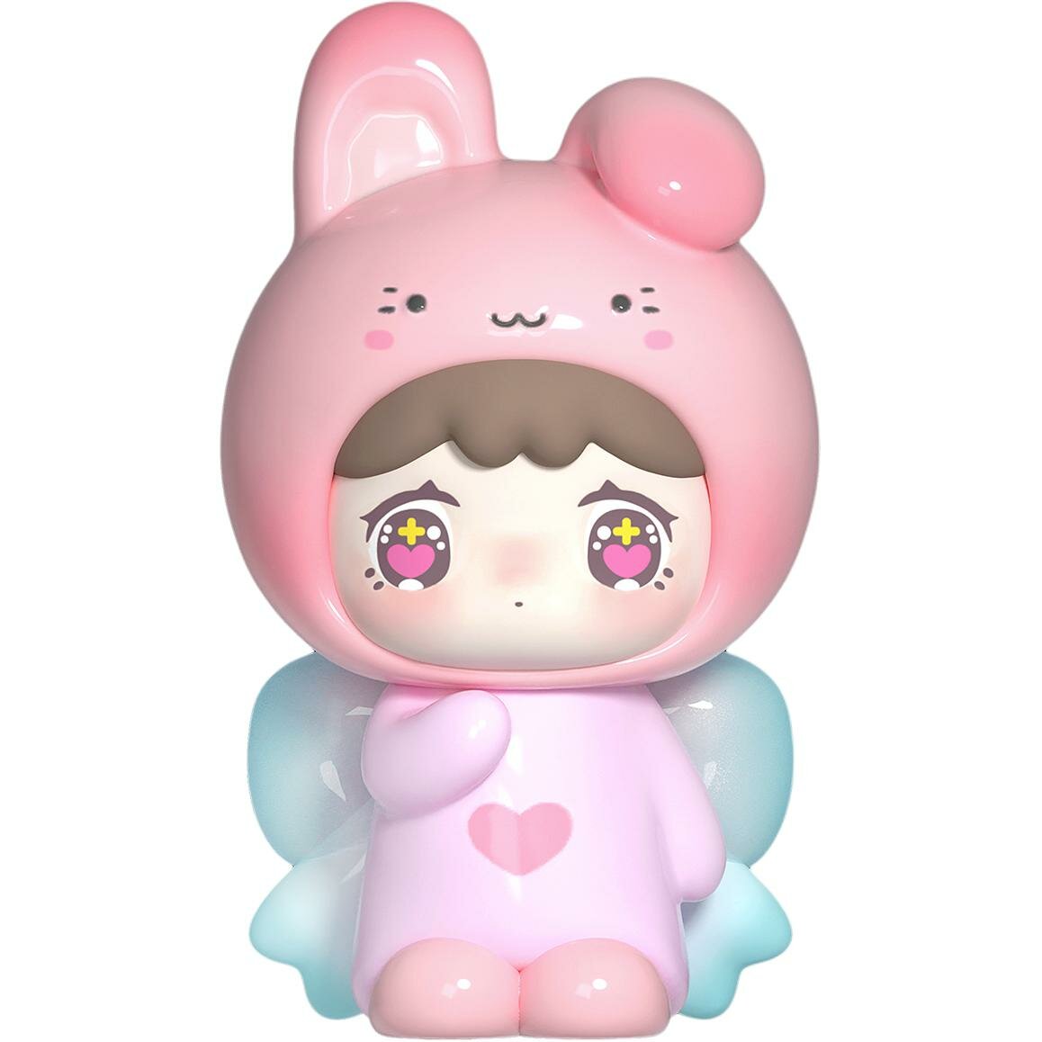 Коллекционные игрушки-сюрпризы унисекс CHAOWANBOPU Qubii Animal Castle, Confirmed-Sleepy Rabbit-Daytime (Open)