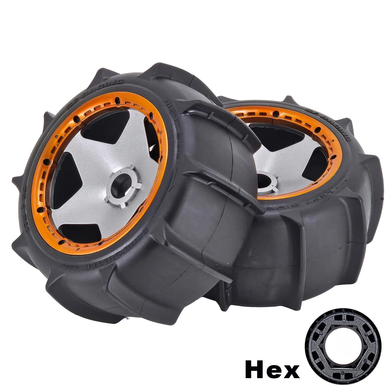 Пара лопастных колес 170x80 с пеной для FG Yama Aowei HPI Baja 5B