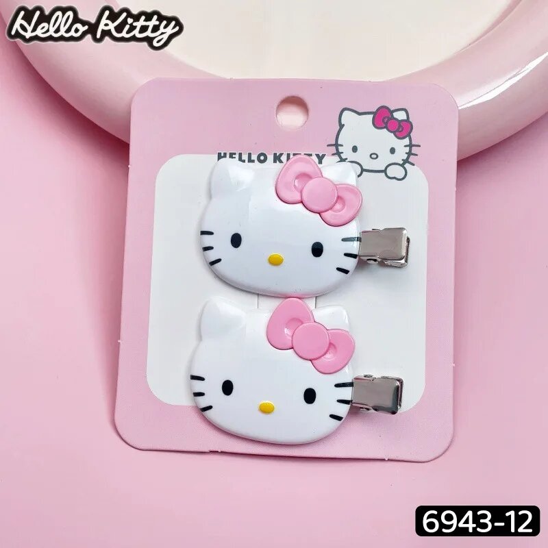 Заколки Hello Kitty keeppley для девочек Белый, 2 — фото 1