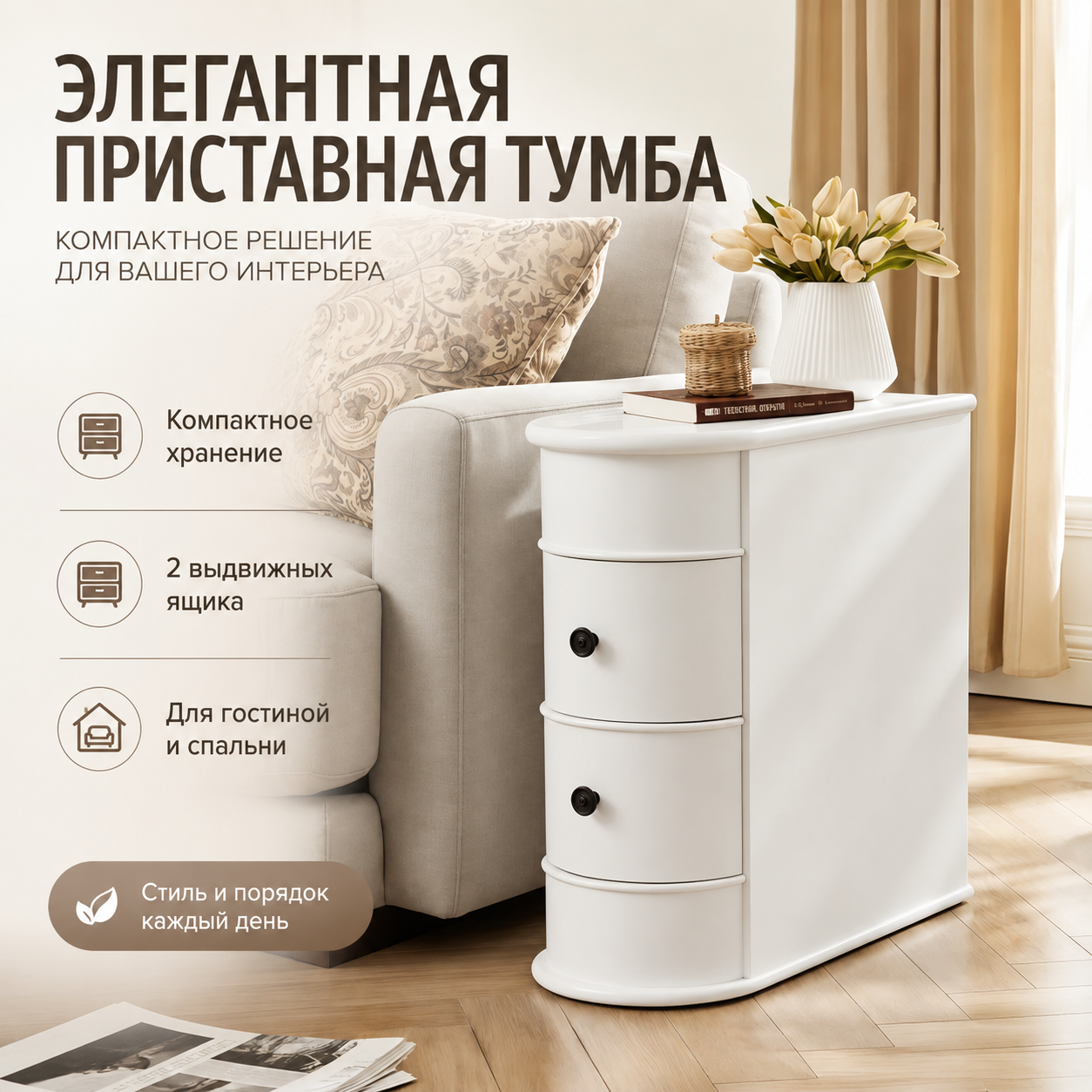 Комод из массива дерева в стиле ретро 60*60*27.5СМ, комод с выдвижными ящиками