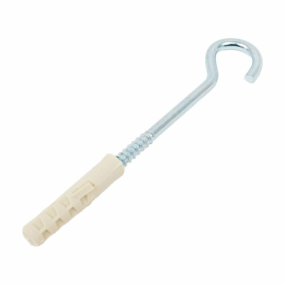 Шуруп-полукольцо SORMAT 4x50, с дюбелем NAT 6, 6 шт. 9630290452