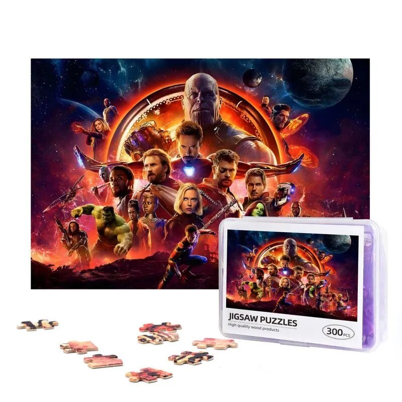 Avengers Деревянный пазл Марвел Деревянные пазлы Мстители Marvel
