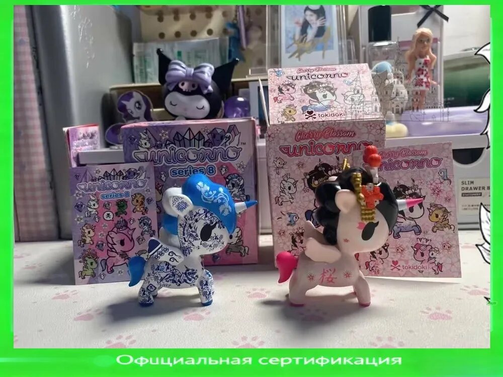 Tokidoki Unicorno Metallico Series 6, фигурка-сюрприз, слоновая кость, 1 шт. — фото 1