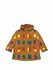 Куртка BOBO CHOSES Geometric-print hooded jacket, размер 148, коричневый/серый/о...