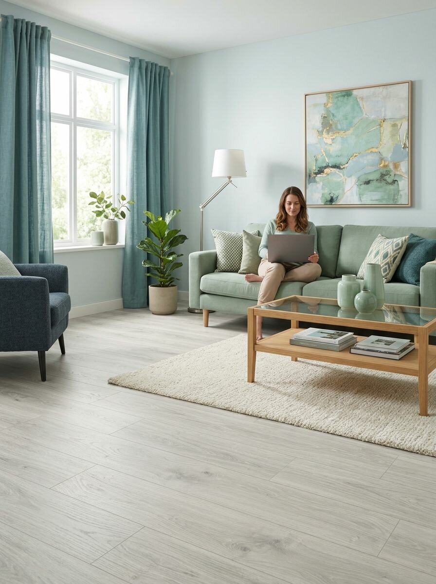 Ламинат Woodstyle PRONTO 4V 2026 H2023 Дуб Матера (193 х 1292 х 8 мм), 2 кв. м, 8 шт/уп