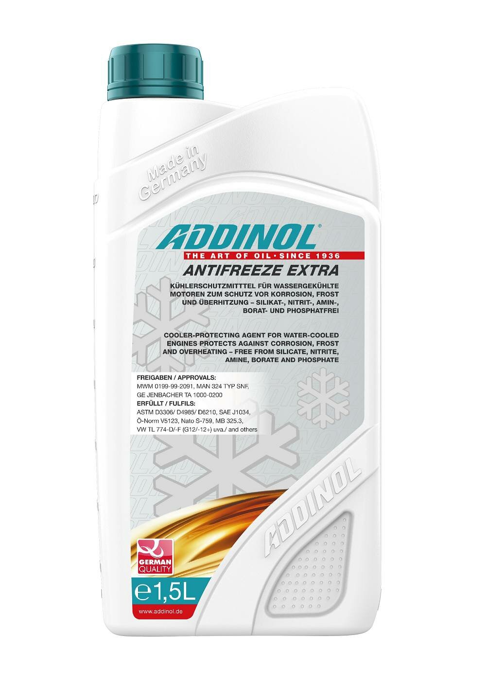 Антифриз (концентрат) Addinol Antifreeze Extra (1.5л) 79600808, AD-ANT-EXTRA-1.5L