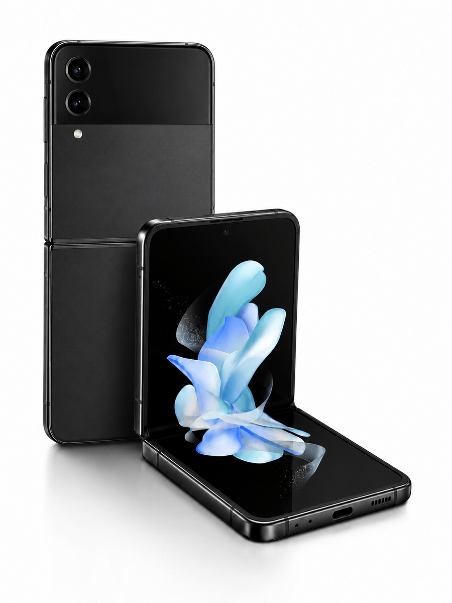 Смартфон Samsung Galaxy Z Flip4 5G, складной, чёрный, 8+256 ГБ